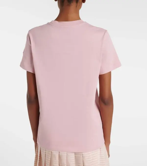 Moncler Cotton Jersey T-shirt - Pink