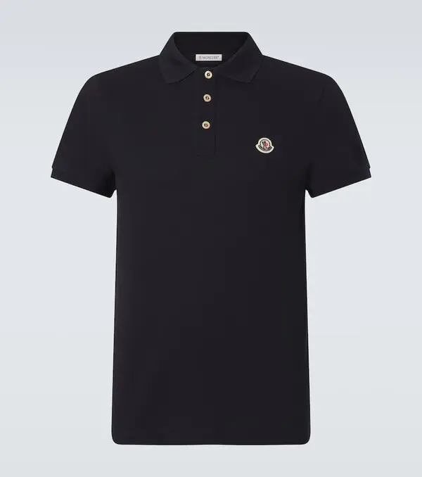 Moncler Cotton Pique Polo Shirt