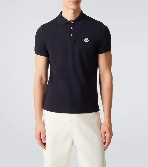 Moncler Cotton Pique Polo Shirt