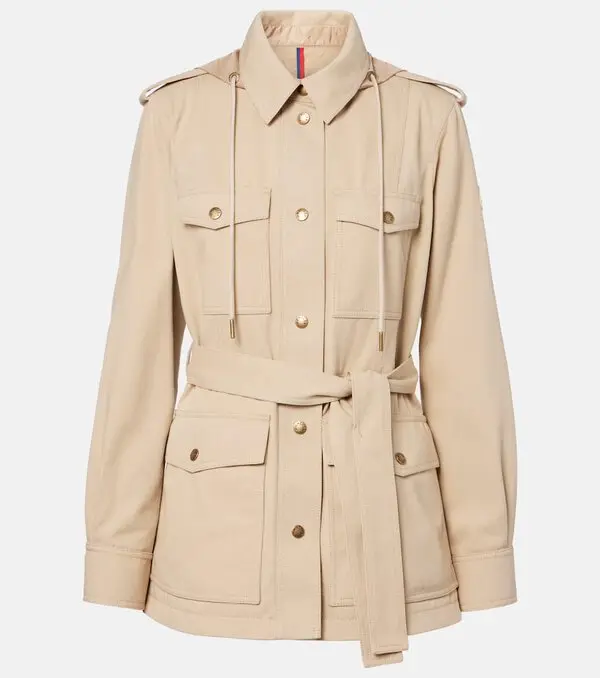 Moncler Centaurea Belted Field Jacket - Beige