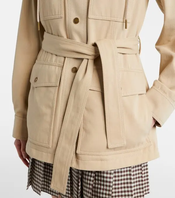 Moncler Centaurea Belted Field Jacket - Beige