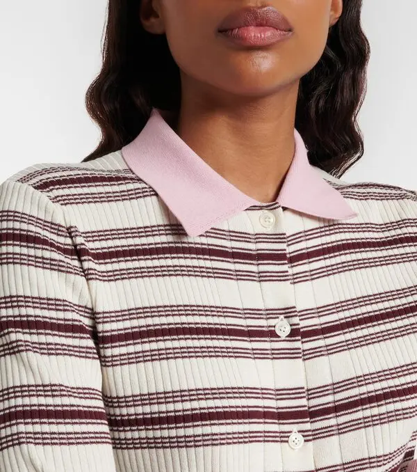 Moncler Striped Cotton Polo Shirt - Multicoloured