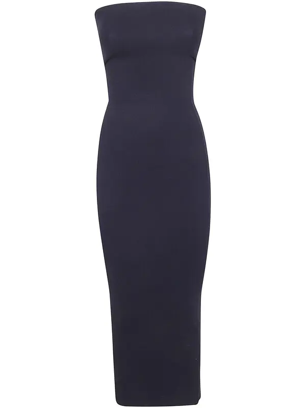 ENTIRE STUDIOS Bandeau" Midi Dress - Black