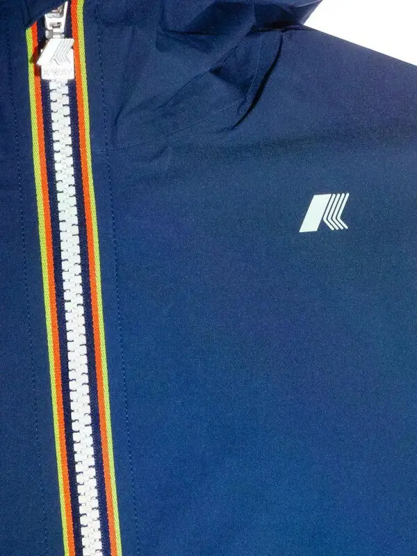 K-WAY Hooded Jacket - Blue