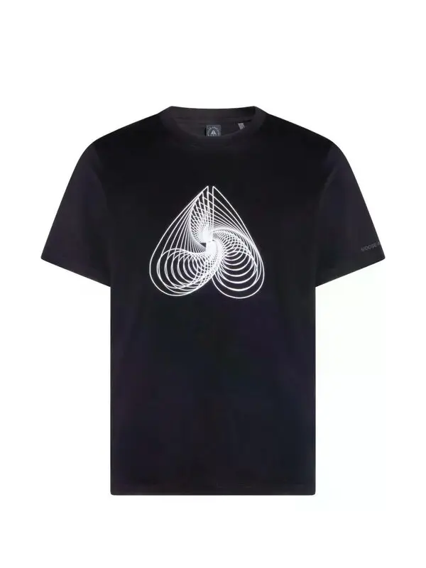 Moose Knuckles Graphic-print T-shirt - Black