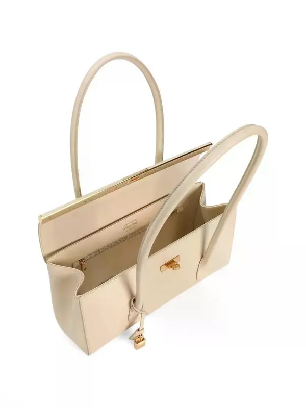 Dolce & Gabbana Marlene Padlock-detail Tote - Neutrals