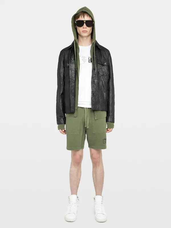 Zadig&Voltaire Pablo Sweatshirt Shorts - Used Kaki