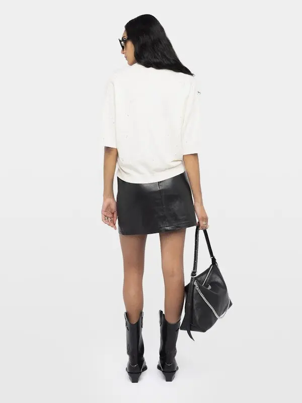 Zadig&Voltaire Wully Diamant Sweater - Ecru
