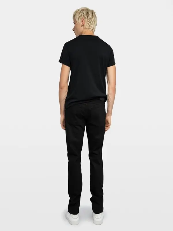 Zadig&Voltaire Monastir Henley T-shirt - Black