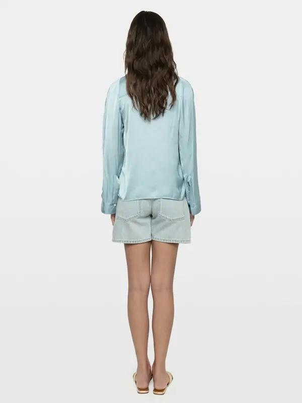 Zadig&Voltaire Torny Satin Tunic - Sky
