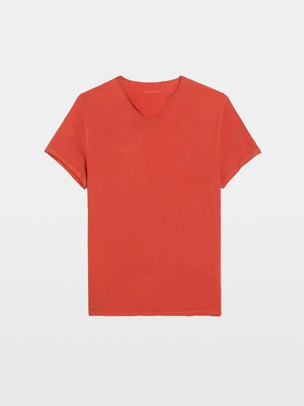 Zadig&Voltaire Monastir Henley T-shirt - Spice