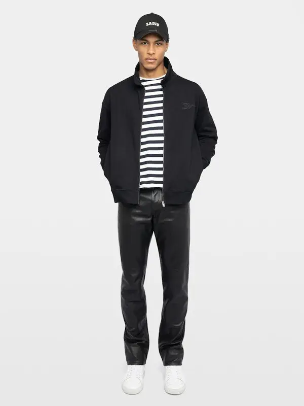 Zadig&Voltaire Zv Badge Cotton Sweatshirt - Black