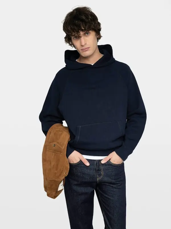 Zadig&Voltaire Giorgio Cotton Sweatshirt - Encre