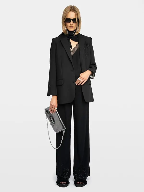 Zadig&Voltaire Papel Pants With Rhinestone Embellishments