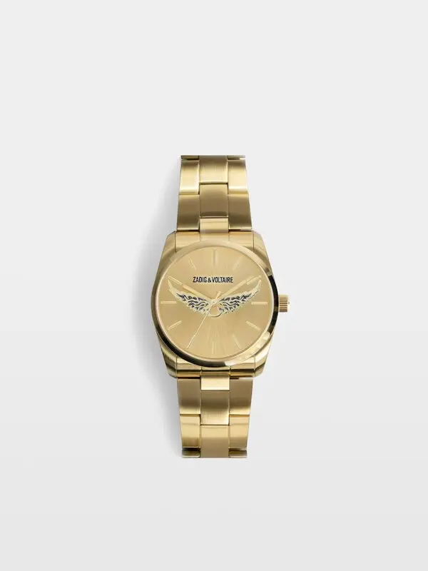 Zadig&Voltaire Golden Steel Watch - Gold