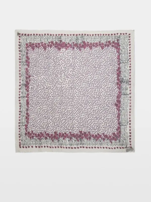 Zadig&Voltaire Kerry Hearts Scarf - Flash