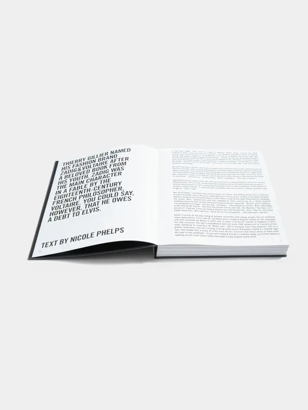 Zadig&Voltaire Established 1997 In Paris" Book English Version