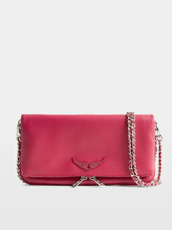 Zadig&Voltaire Grained Leather Clutch - Podium