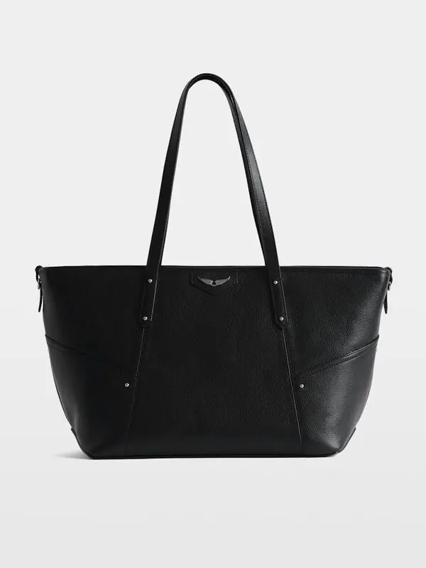 Zadig&Voltaire Grained Leather Shopper Bag