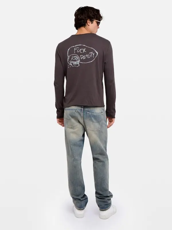 Zadig&Voltaire Monastir Henley T-shirt - Carbone