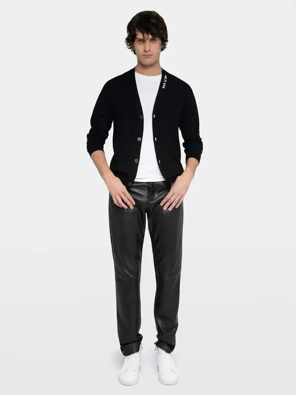Zadig&Voltaire Remi Merino Wool Cardigan - Black