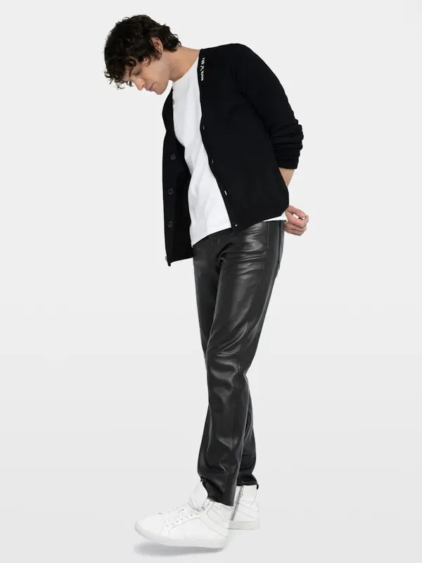Zadig&Voltaire Remi Merino Wool Cardigan - Black