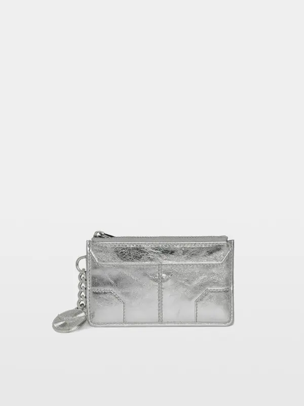 Zadig&Voltaire Sunny Card Cardholder Vintage Metal - Silver