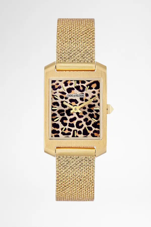 Zadig&Voltaire Leopard Printed Watch