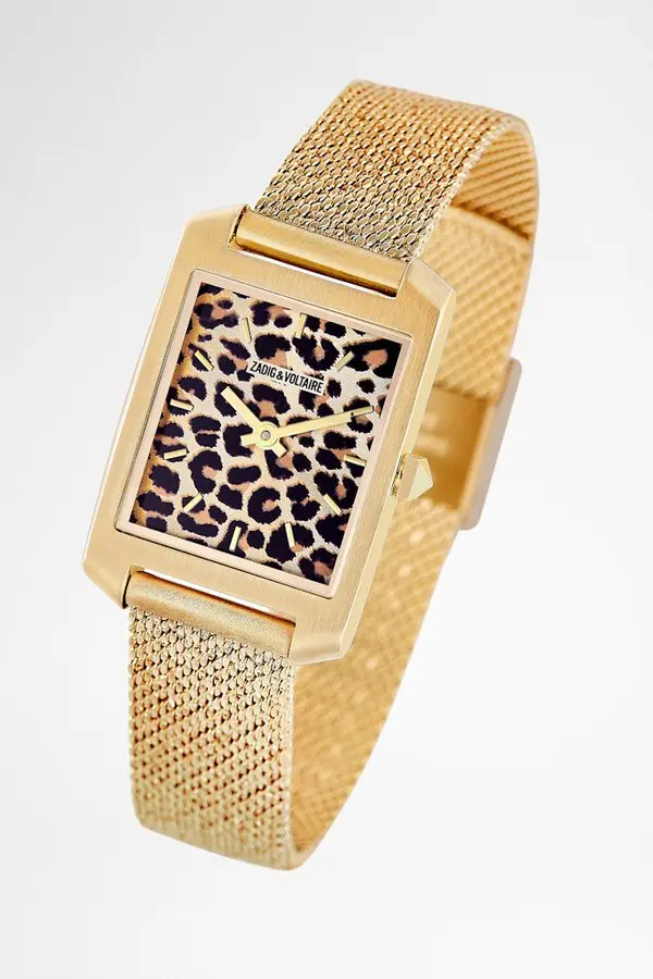 Zadig&Voltaire Leopard Printed Watch