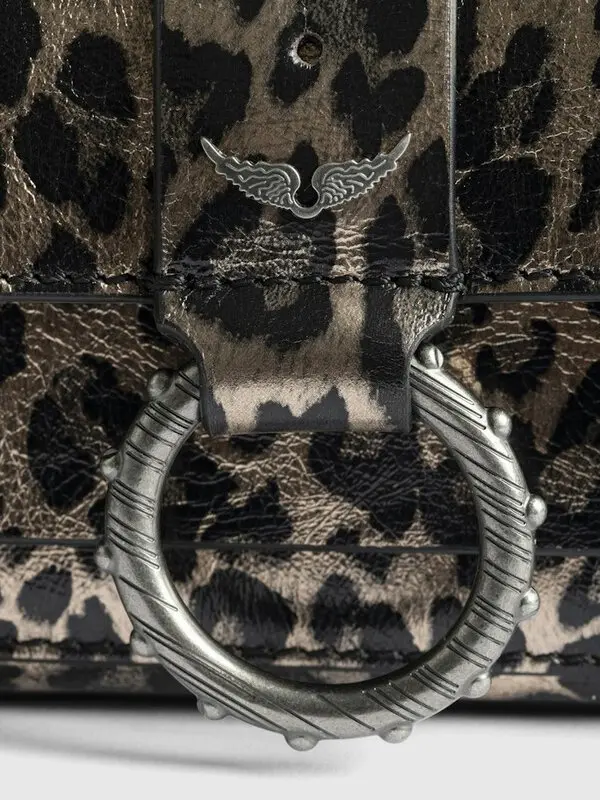 Zadig&Voltaire Kate Wallet Metal Leopard - Silver