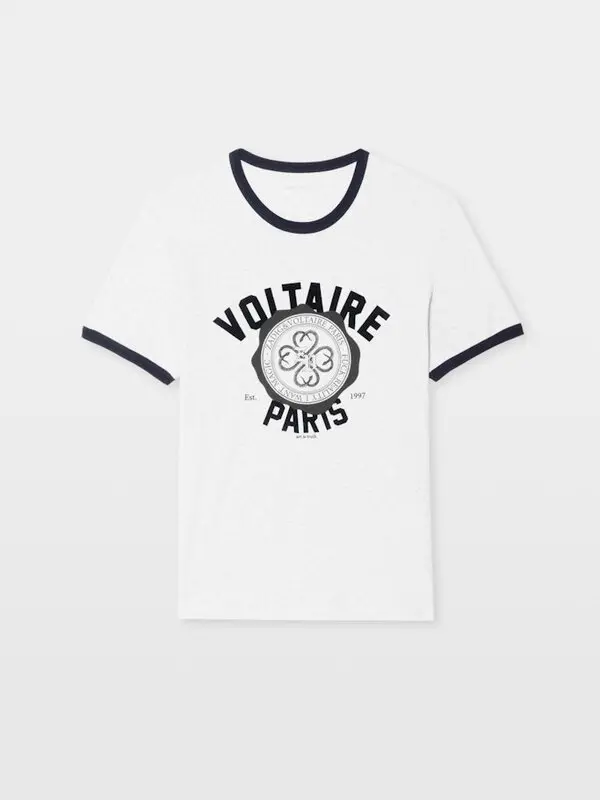 Zadig&Voltaire Woody T-shirt - Gris Chine Clai