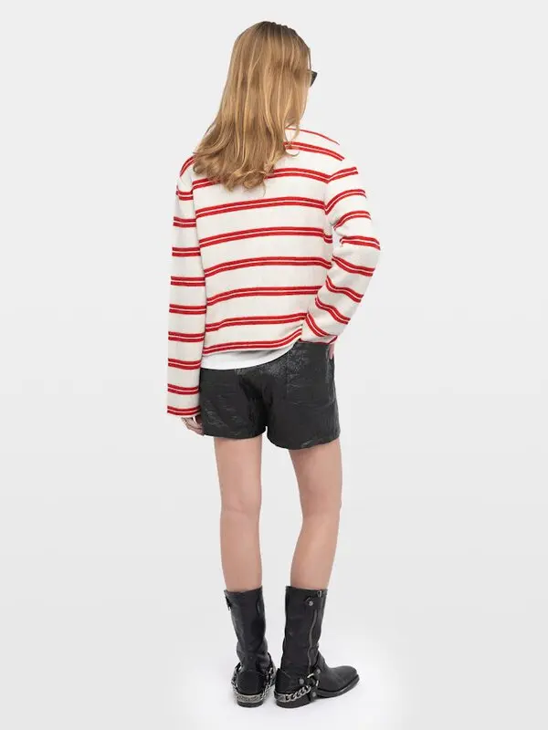 Zadig&Voltaire Striped Wool-cashmere Sweater