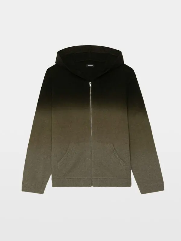 Zadig&Voltaire Wool And Cashmere Jacquard Cardigan - Erable