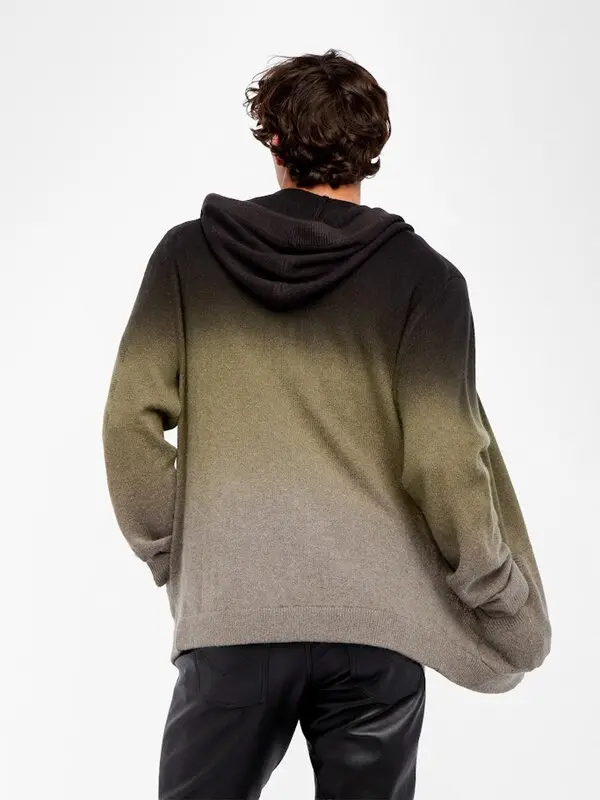 Zadig&Voltaire Wool And Cashmere Jacquard Cardigan - Erable