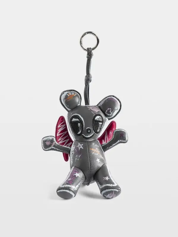 Zadig&Voltaire Sassy Mouse Keychain - Road