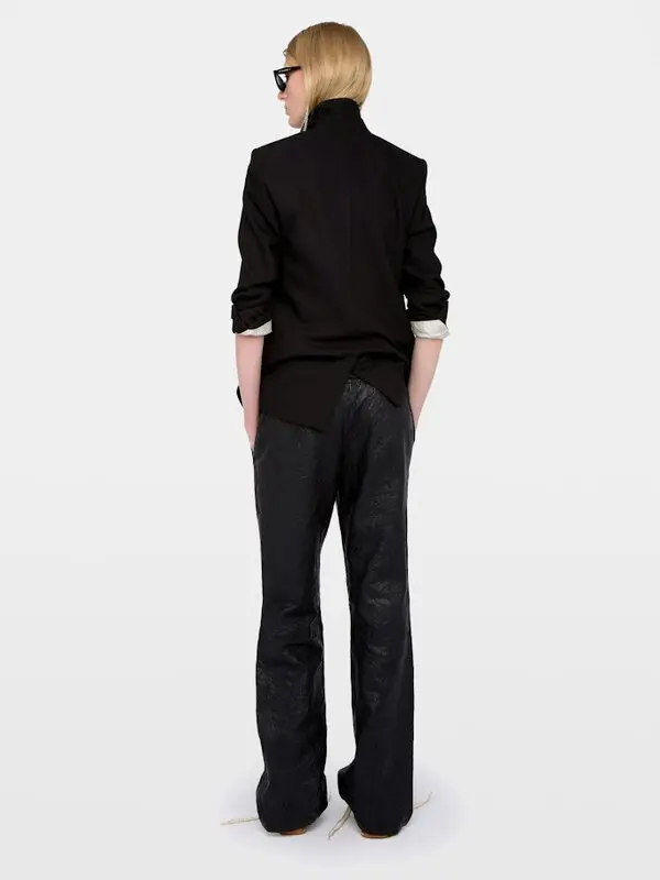 Zadig&Voltaire Pocha Crinkled Leather Pants