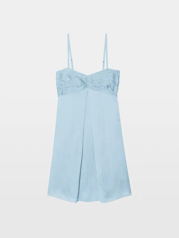 Zadig&Voltaire Rippies Satin Dress - Sky