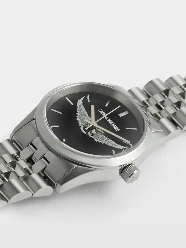Zadig&Voltaire Stainless Steel Watch - Black