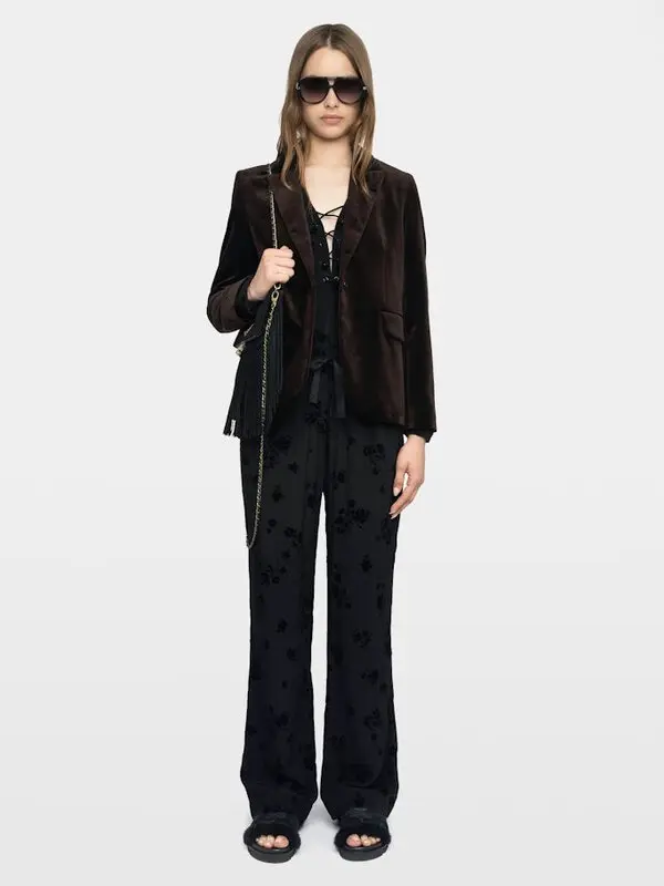 Zadig&Voltaire Floral Print Jogger Pants