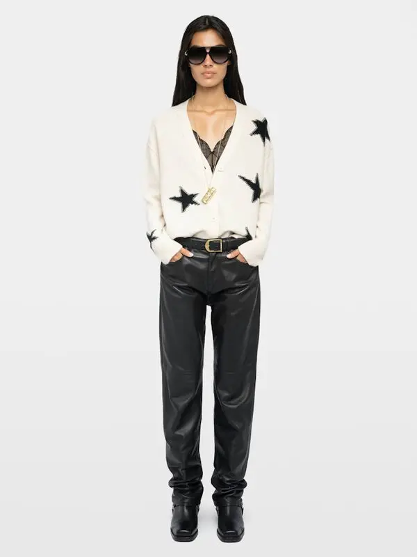 Zadig&Voltaire Mirkaz Cashmere Cardigan - Ecru