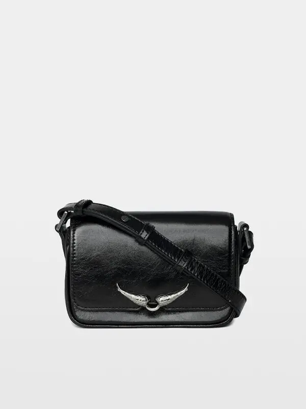 Zadig&Voltaire Le Zazi Vintage Patent Bag - Black
