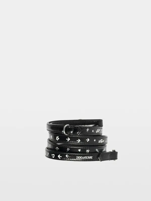 Zadig&Voltaire Leather Dog Leash