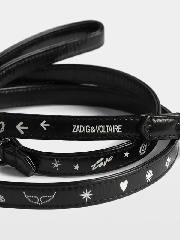 Zadig&Voltaire Leather Dog Leash