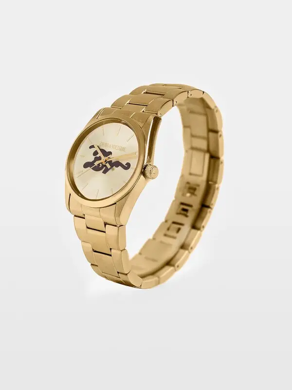 Zadig&Voltaire Stainless Steel Curved Watch - Flame