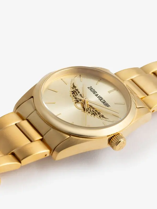 Zadig&Voltaire Curved Watch - Gold