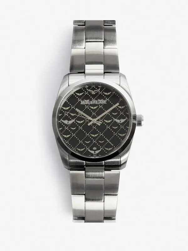 Zadig&Voltaire Monogram Watch - Black