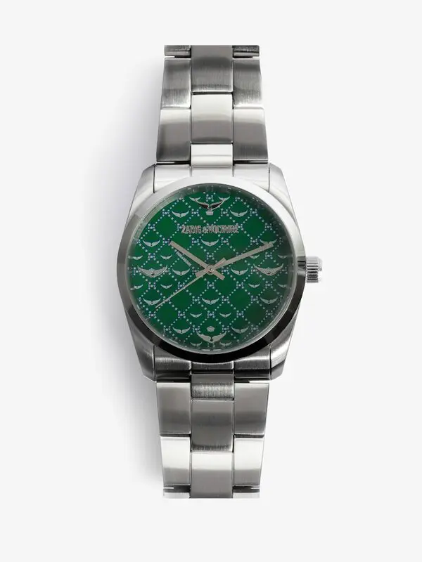 Zadig&Voltaire Monogram Watch - Green