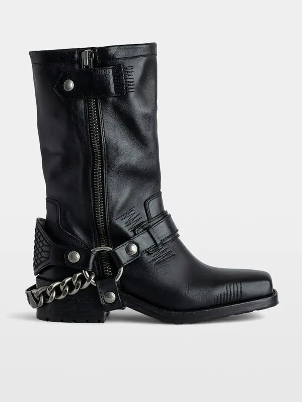 Zadig&Voltaire Igata Ankle Boots - Black