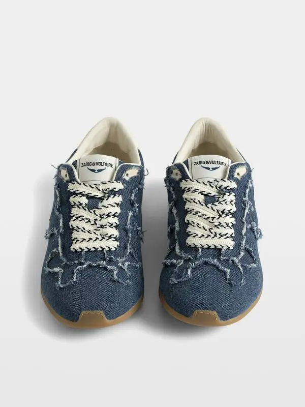 Zadig&Voltaire Zv Denim Dance" Low-top Sneakers
