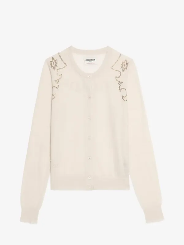Zadig&Voltaire Missya Cashmere Cardigan - Ecru